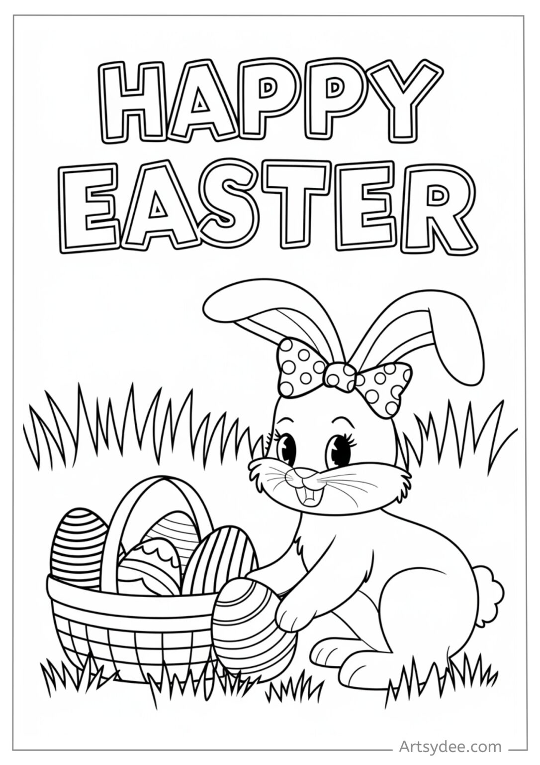70+ Free Easter Coloring Pages for Kids & Adults (Printables ...