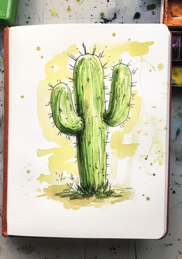 21 Simple Watercolor Paintings: Easy Ideas for Beginners (+Free ...