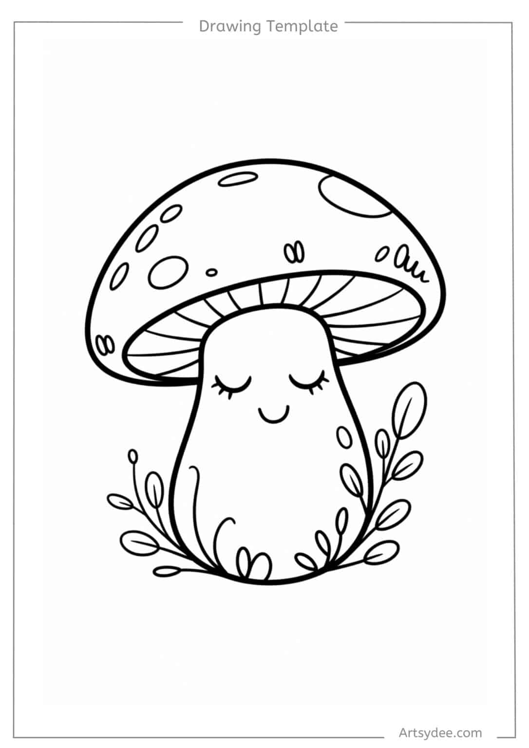 🐻 17 Easy Cute Drawings (+ Free Drawing Templates for Your Sketchbook ...