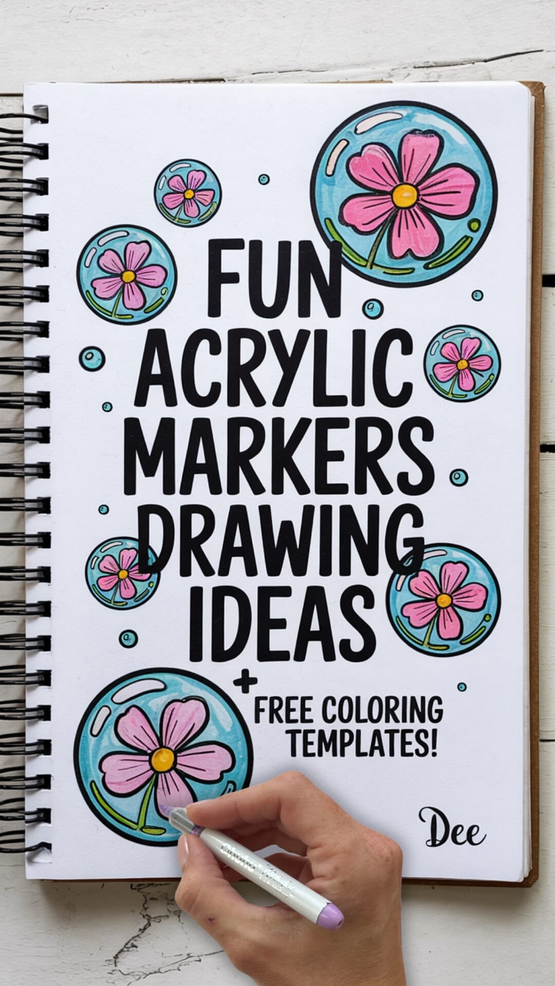 20+ Acrylic Markers Drawing Ideas (with Templates & Tutorials ...