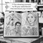 11 Fun Drawing Prompts to Fill Your Sketchbook and Inspire Creative ...