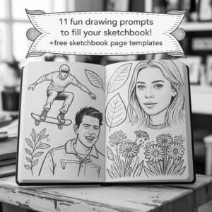 11 Fun Drawing Prompts to Fill Your Sketchbook and Inspire Creative ...
