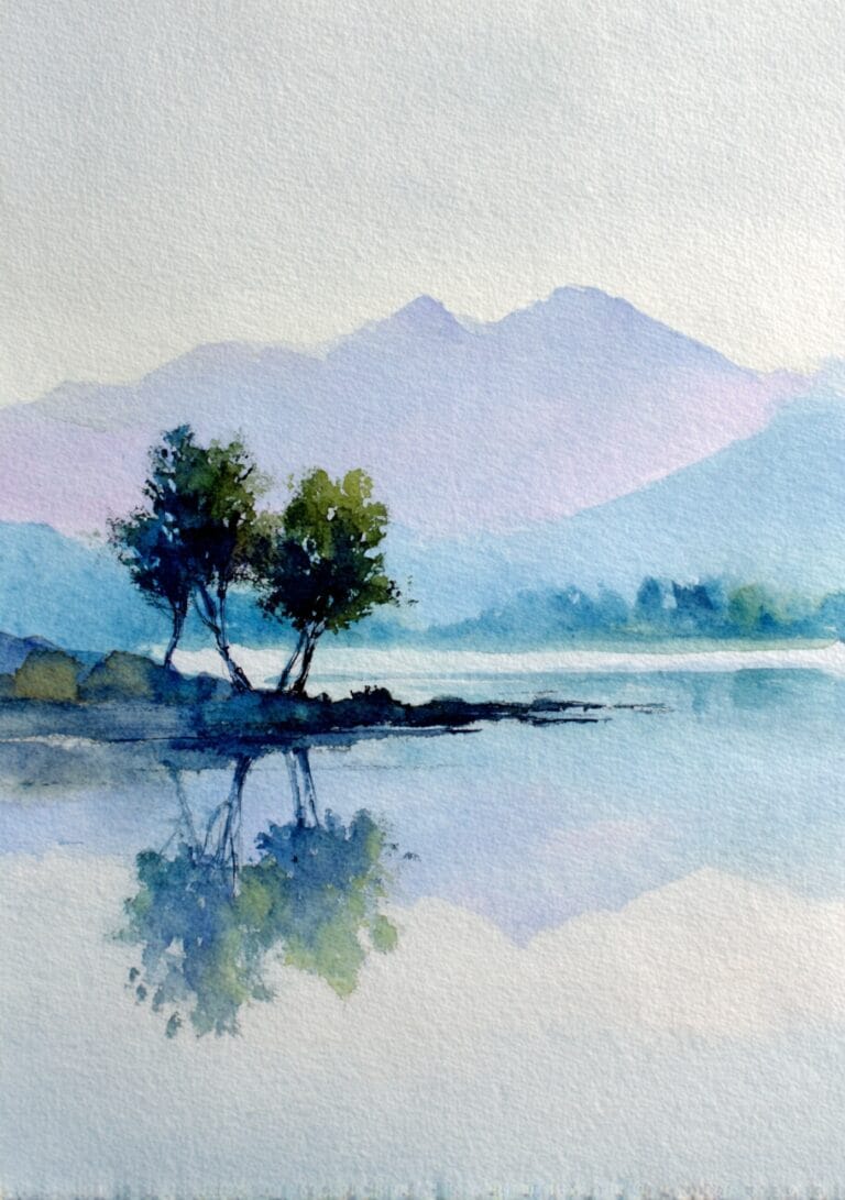 10 Nature Watercolor Paintings for Beginners: Easy Tips and Free Tree ...