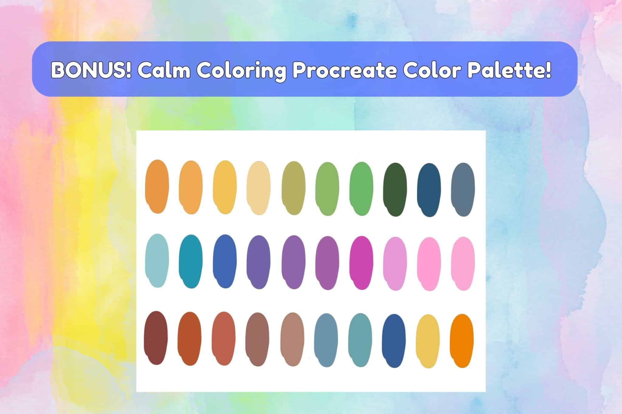 🧘‍♀️ Color for Calm: Focus-Friendly Digital Coloring Pages (Procreate ...