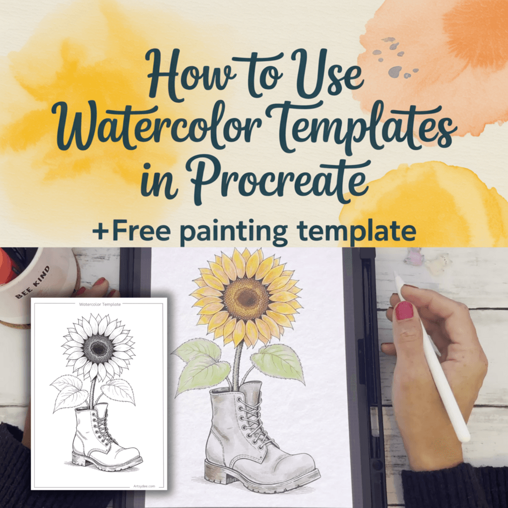 🎨 How to Use Watercolor Templates in Procreate (Step-by-Step Tutorial ...