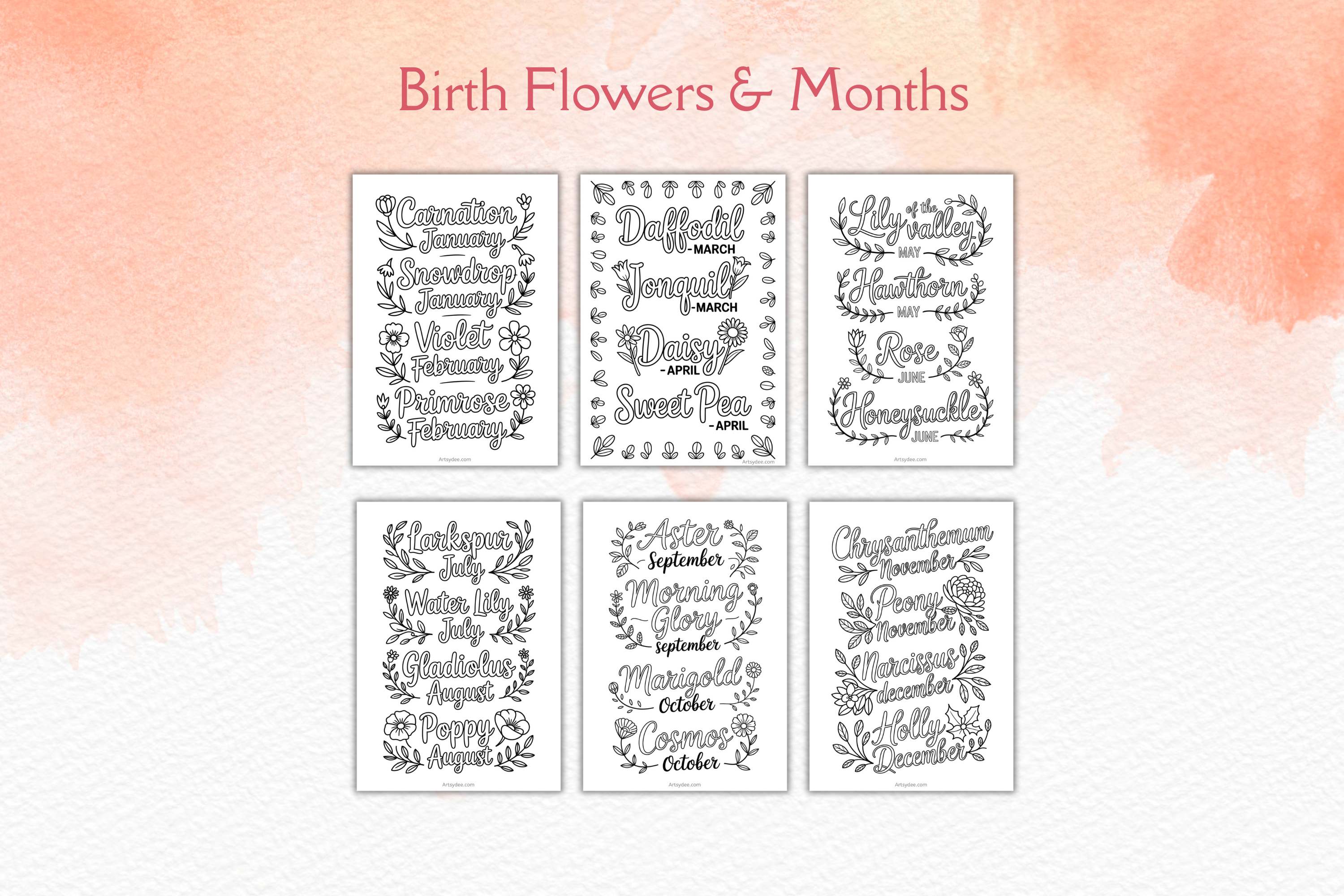 Birth Flowers: A Complete Guide to Every Month (+Free December Birth ...
