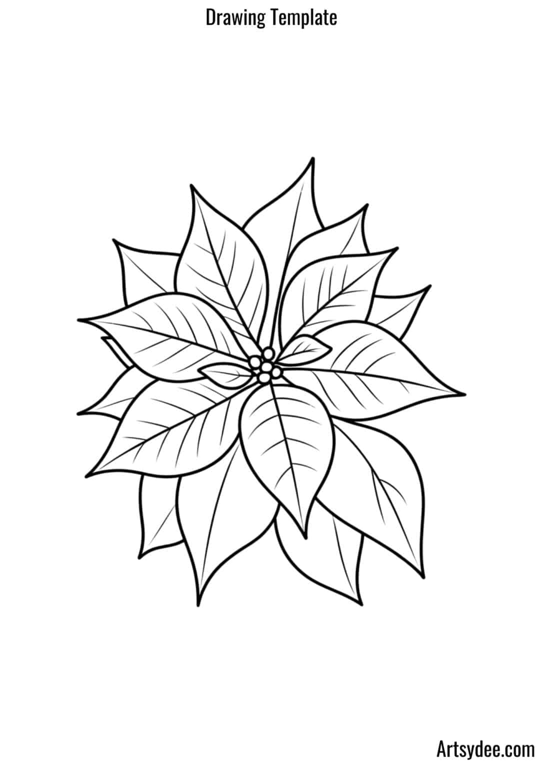 37 Free Printable Christmas Drawing Templates (Ready to Use ...
