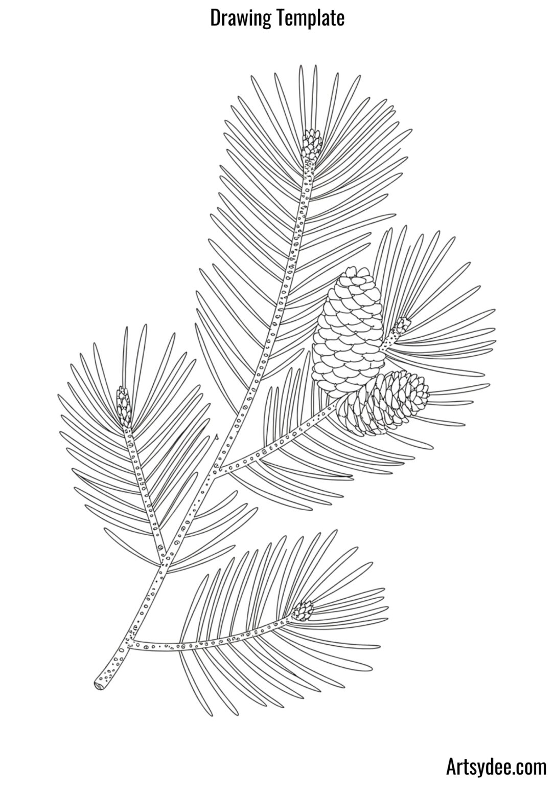 37 Free Printable Christmas Drawing Templates (Ready to Use ...