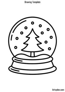 37 Free Printable Christmas Drawing Templates (Ready to Use ...