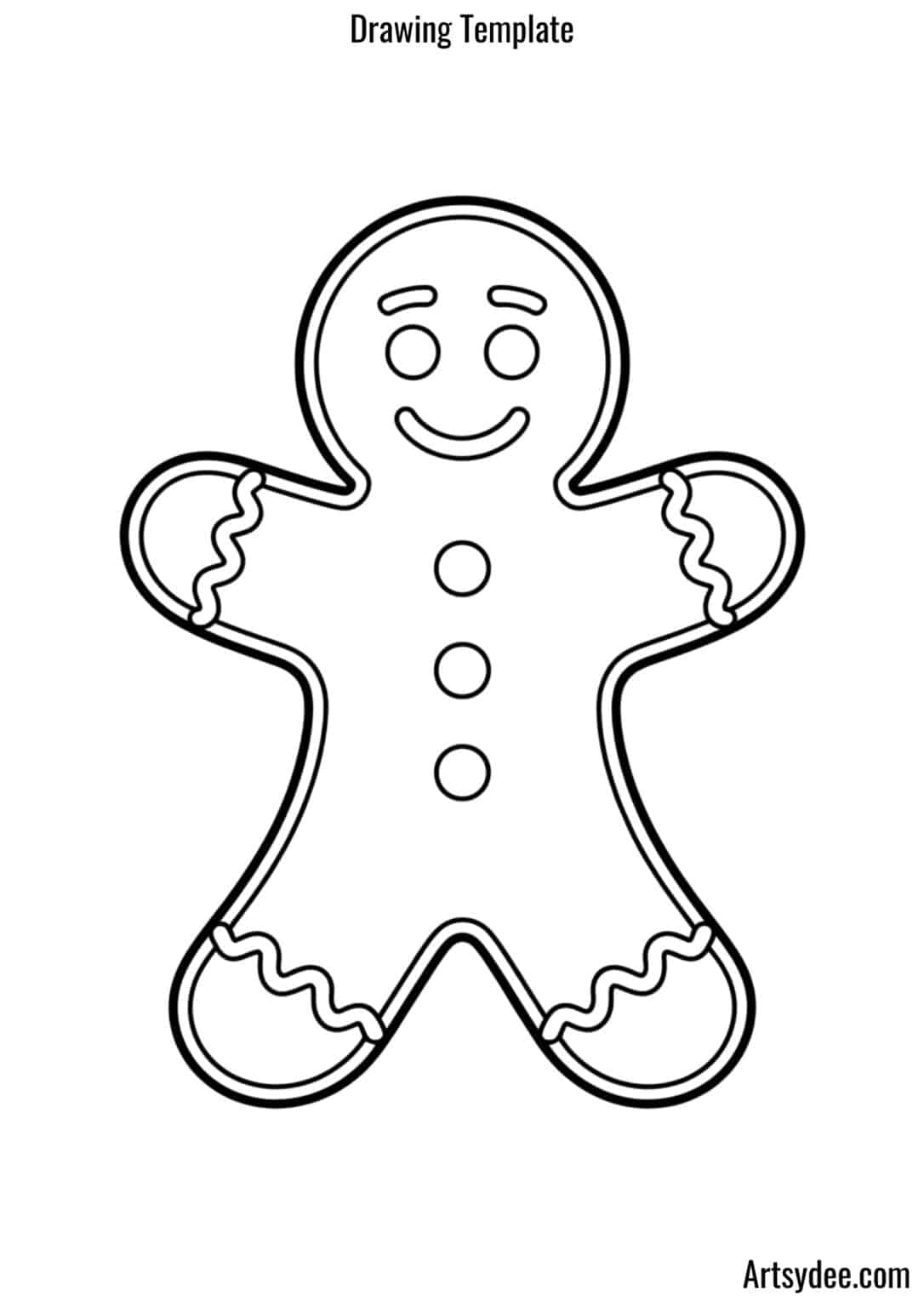 37 Free Printable Christmas Drawing Templates (Ready to Use ...
