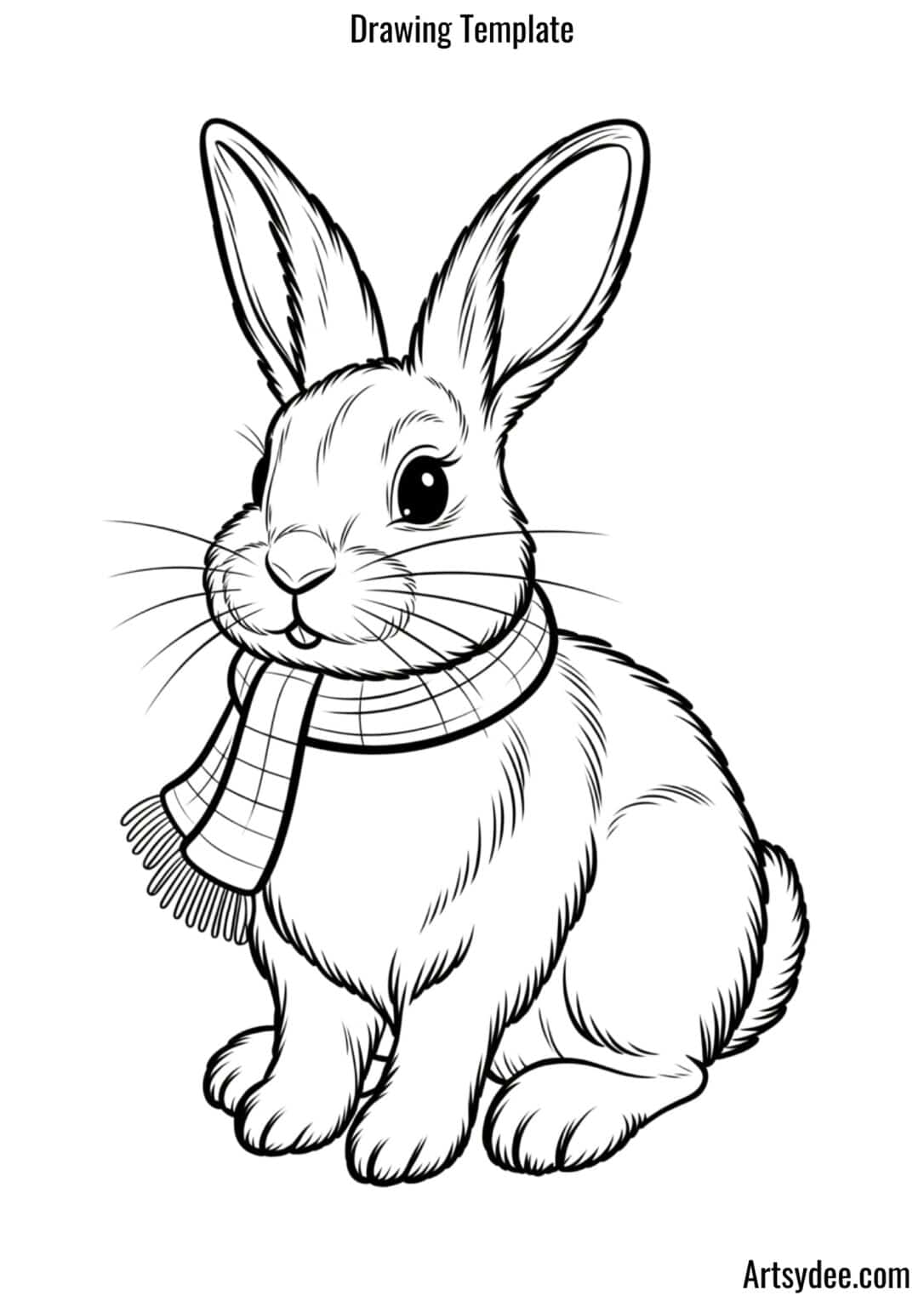37 Free Printable Christmas Drawing Templates (Ready to Use ...
