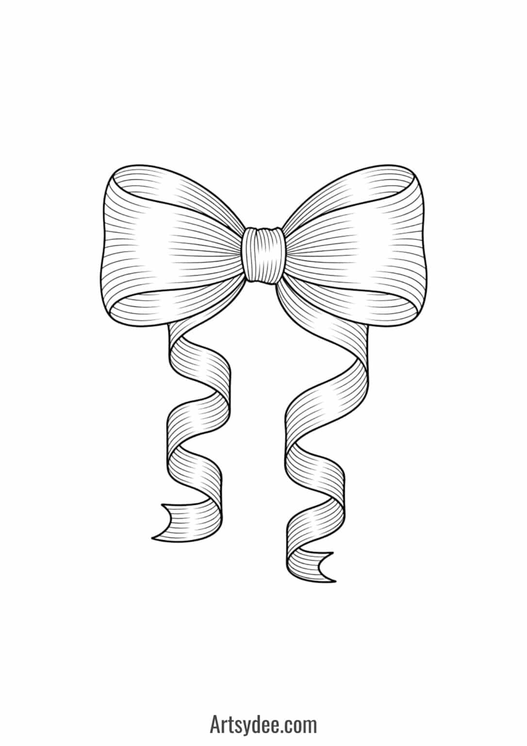 Free Printable Bow Templates: 14 Beautiful Designs for Your Creative ...
