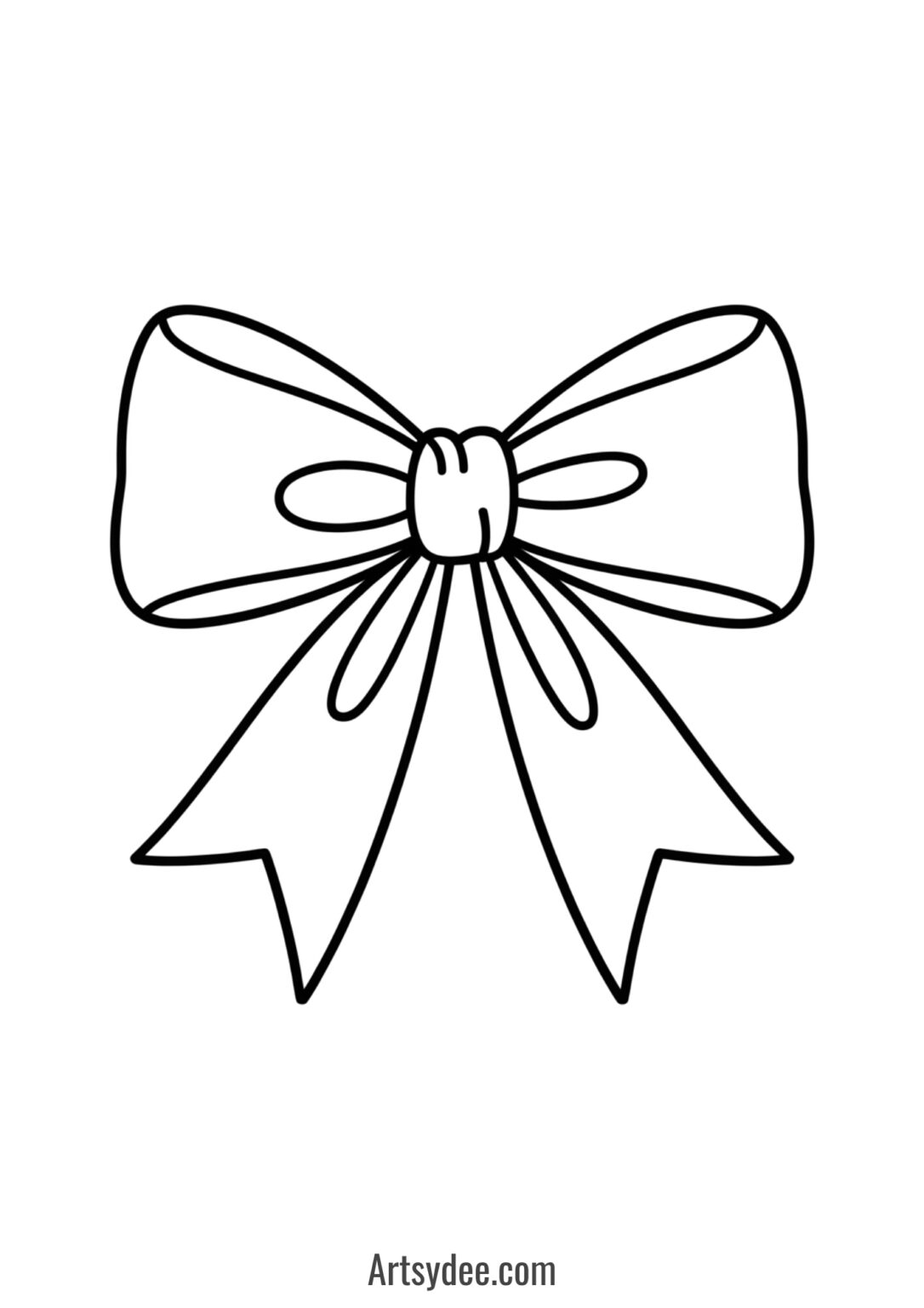 Free Printable Bow Templates: 14 Beautiful Designs for Your Creative ...