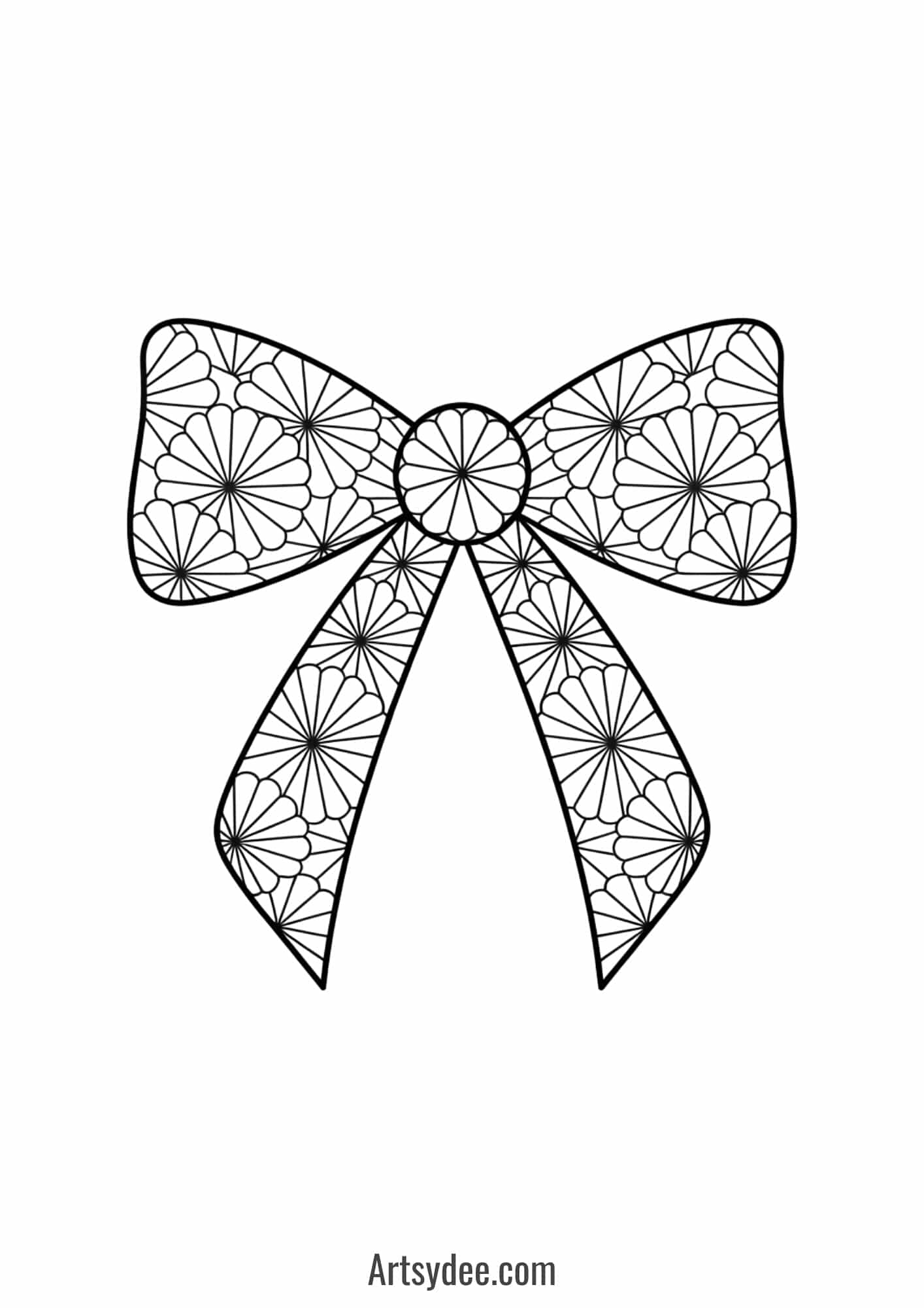Free Printable Bow Templates: 14 Beautiful Designs for Your Creative ...