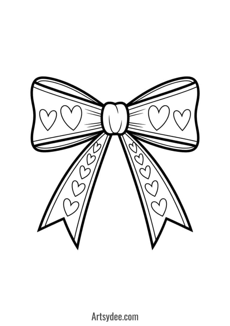 Free Printable Bow Templates: 14 Beautiful Designs for Your Creative ...