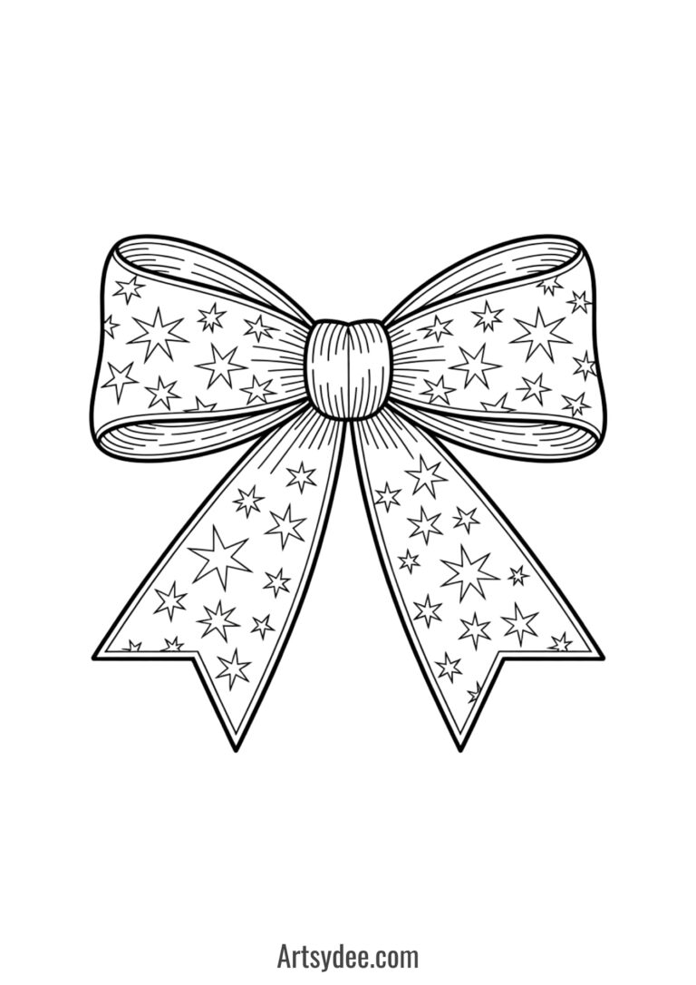 Free Printable Bow Templates: 14 Beautiful Designs for Your Creative ...