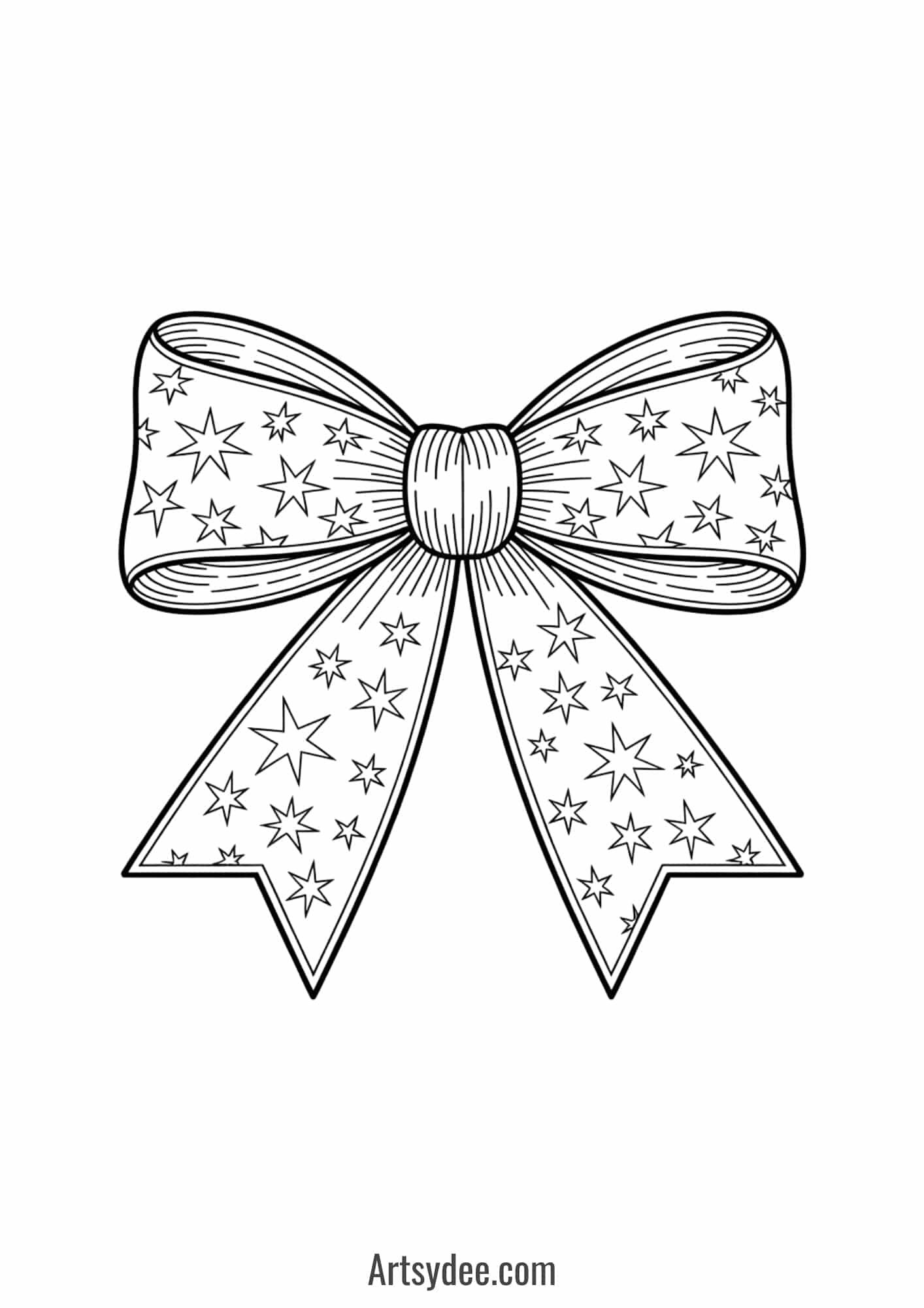 Free Printable Bow Templates: 14 Beautiful Designs for Your Creative ...