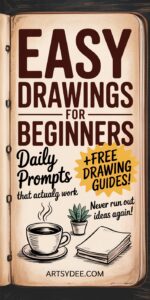30 Easy Drawings for Beginners: Simple Sketches to Fill Your Sketchbook ...