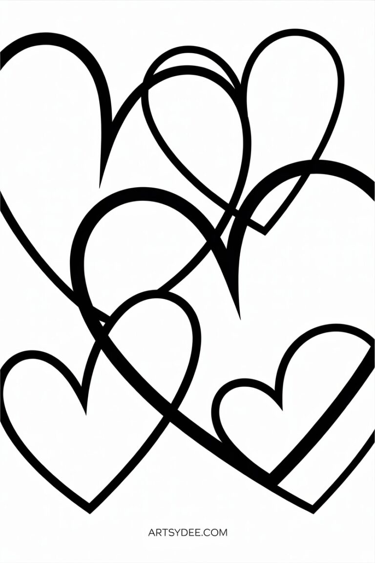 20+ Easy Valentine's Day Canvas Paintings (+ FREE Traceable Templates ...