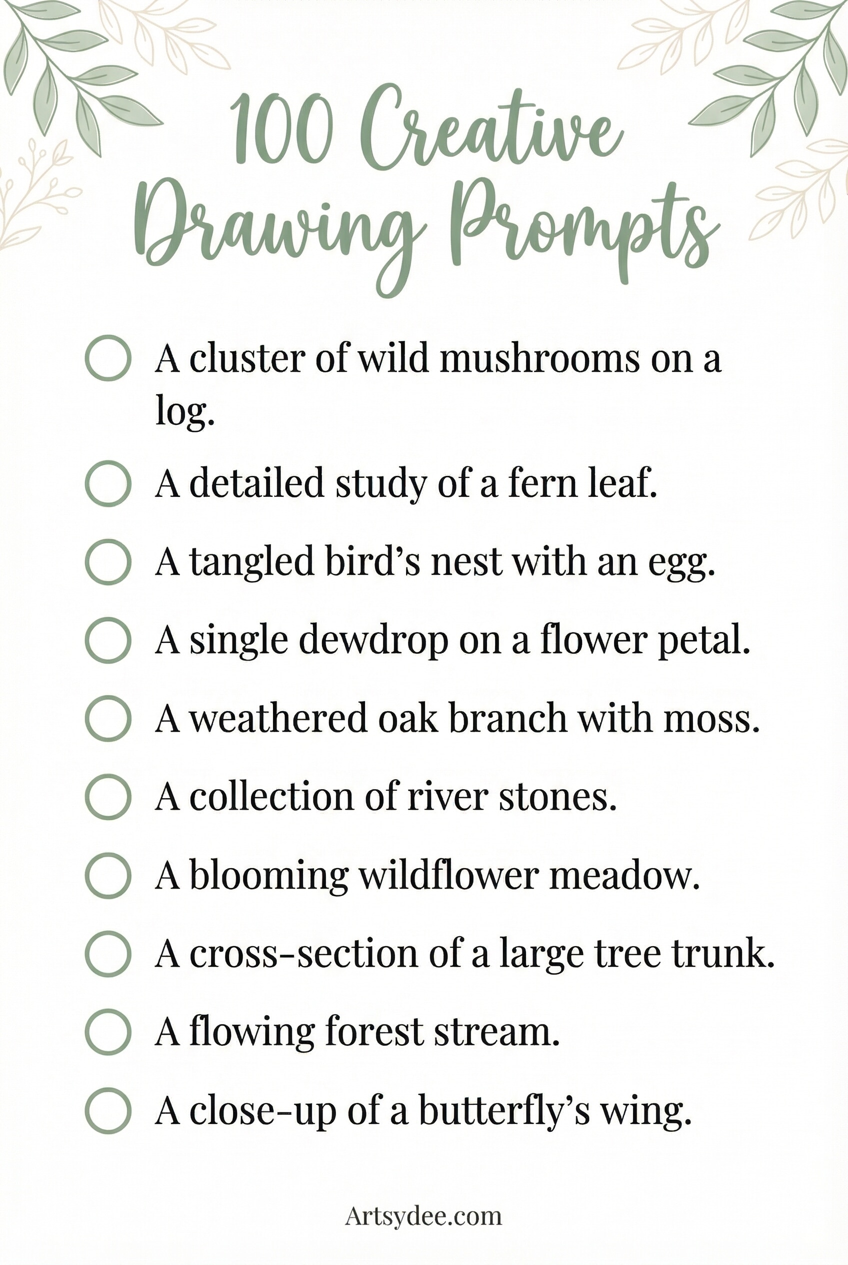 Creative Drawing Prompts: 100+ Ideas to Fill Your Sketchbook - Artsydee ...