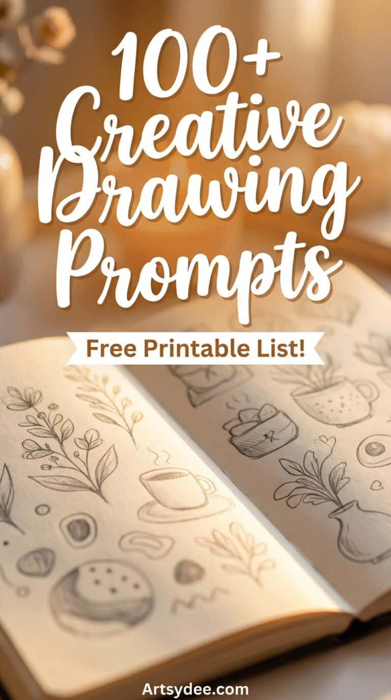 Creative Drawing Prompts: 100+ Ideas to Fill Your Sketchbook - Artsydee ...