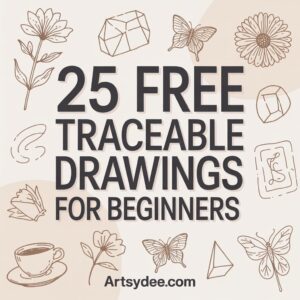 Free Drawing Templates (For Your Sketchbook!) - Artsydee - Drawing ...