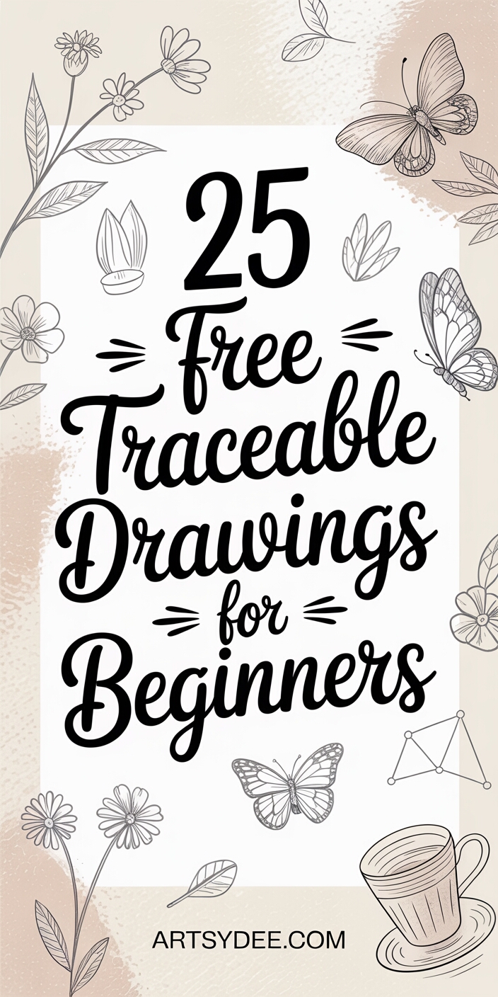 Free Drawing Templates (For Your Sketchbook!) - Artsydee - Drawing ...