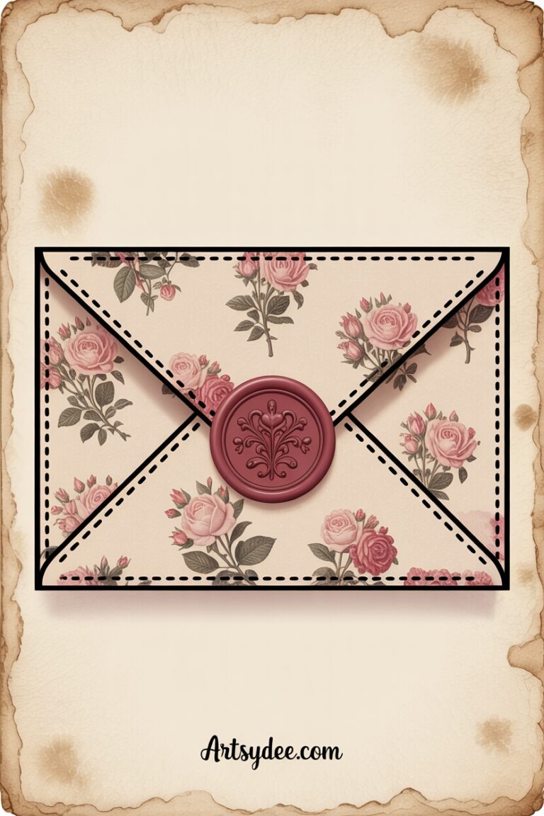 Valentine's Junk Journal Spreads: Romantic Ideas + 25 Free Printables ...