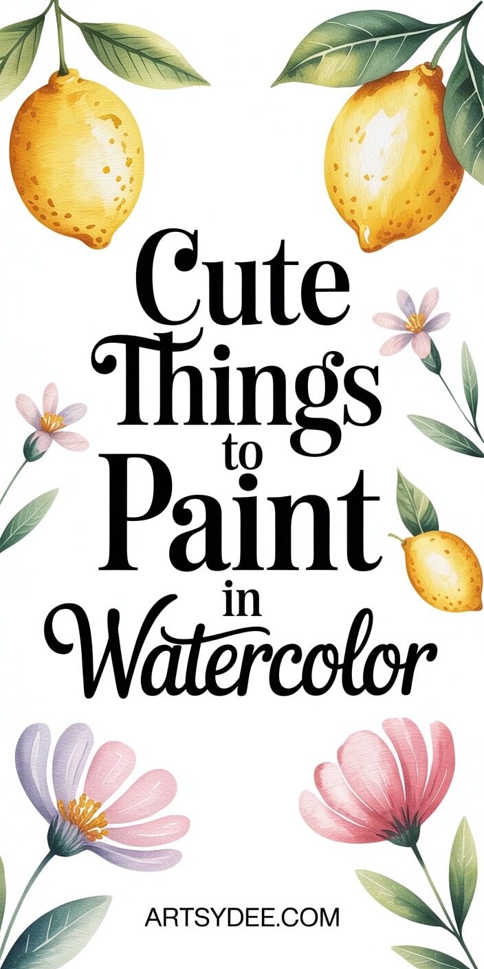 Watercolor Inspo: 60+ Easy Painting Ideas for Beginners (+ Free Step-by ...