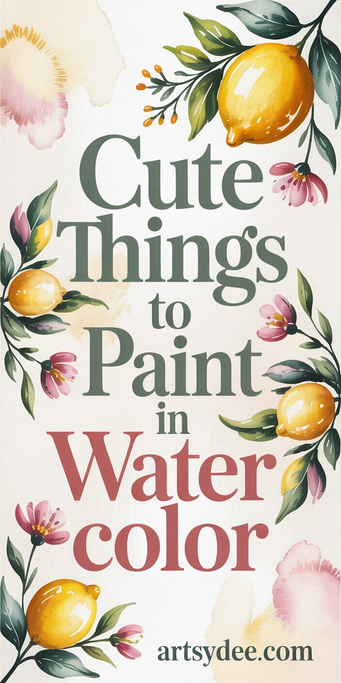 Watercolor Inspo: 60+ Easy Painting Ideas for Beginners (+ Free Step-by ...