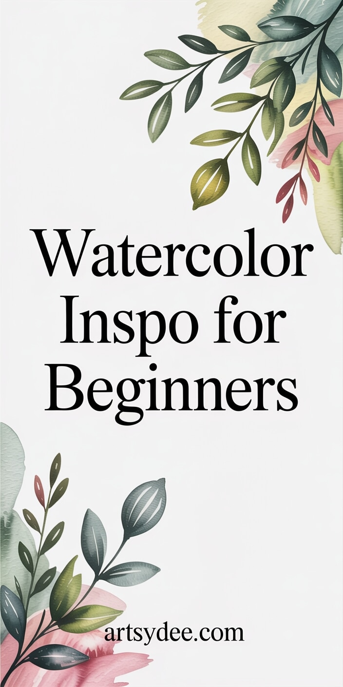 Watercolor Inspo: 60+ Easy Painting Ideas for Beginners (+ Free Step-by ...