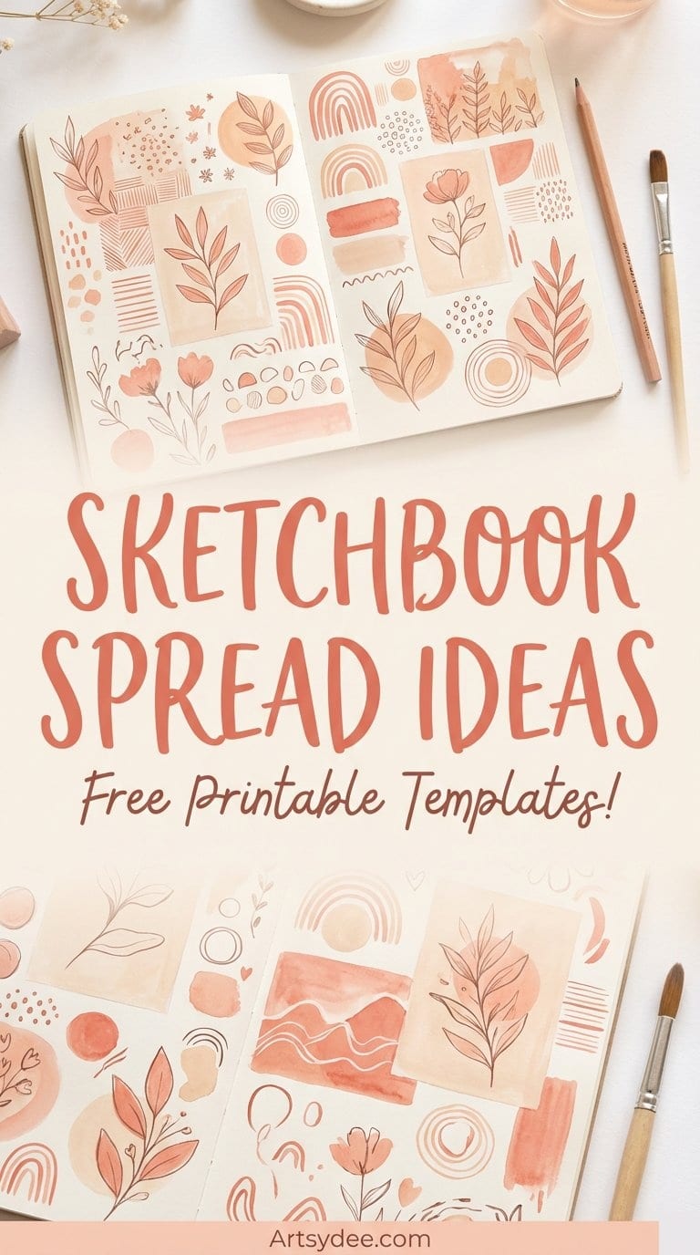 100+ Sketchbook Prompts to Fill Your Pages + 8 FREE Printable Drawing ...