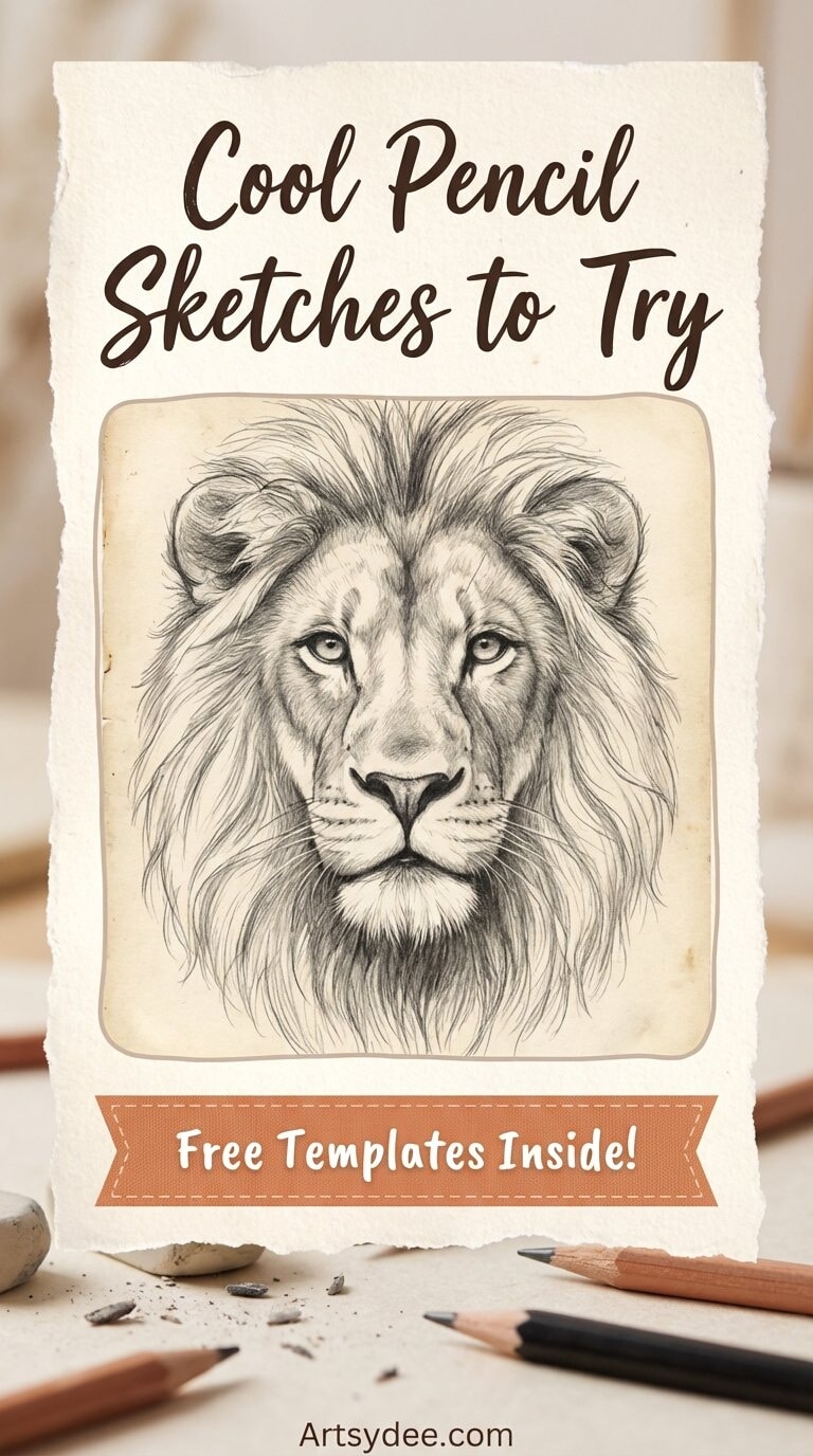 50+ Cool Pencil Drawings to Fill Your Sketchbook (+ Free Templates ...