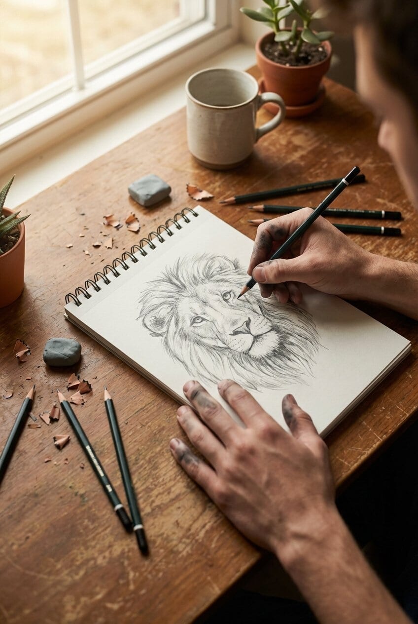 50+ Cool Pencil Drawings to Fill Your Sketchbook (+ Free Templates ...