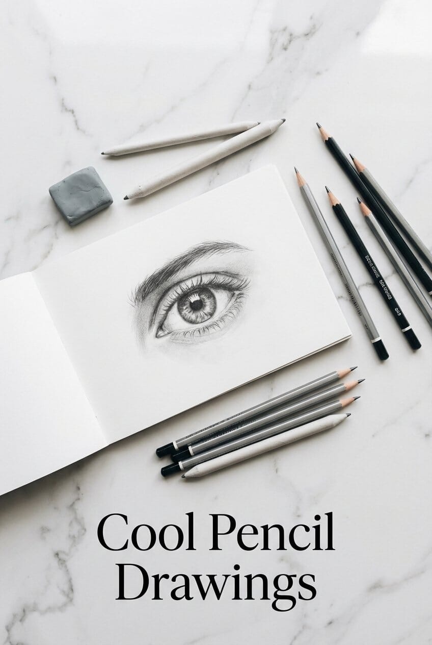 50+ Cool Pencil Drawings to Fill Your Sketchbook (+ Free Templates ...