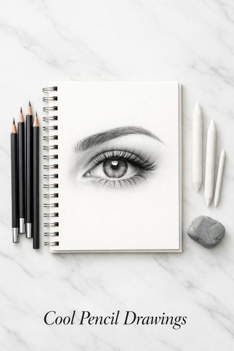 50+ Cool Pencil Drawings to Fill Your Sketchbook (+ Free Templates ...