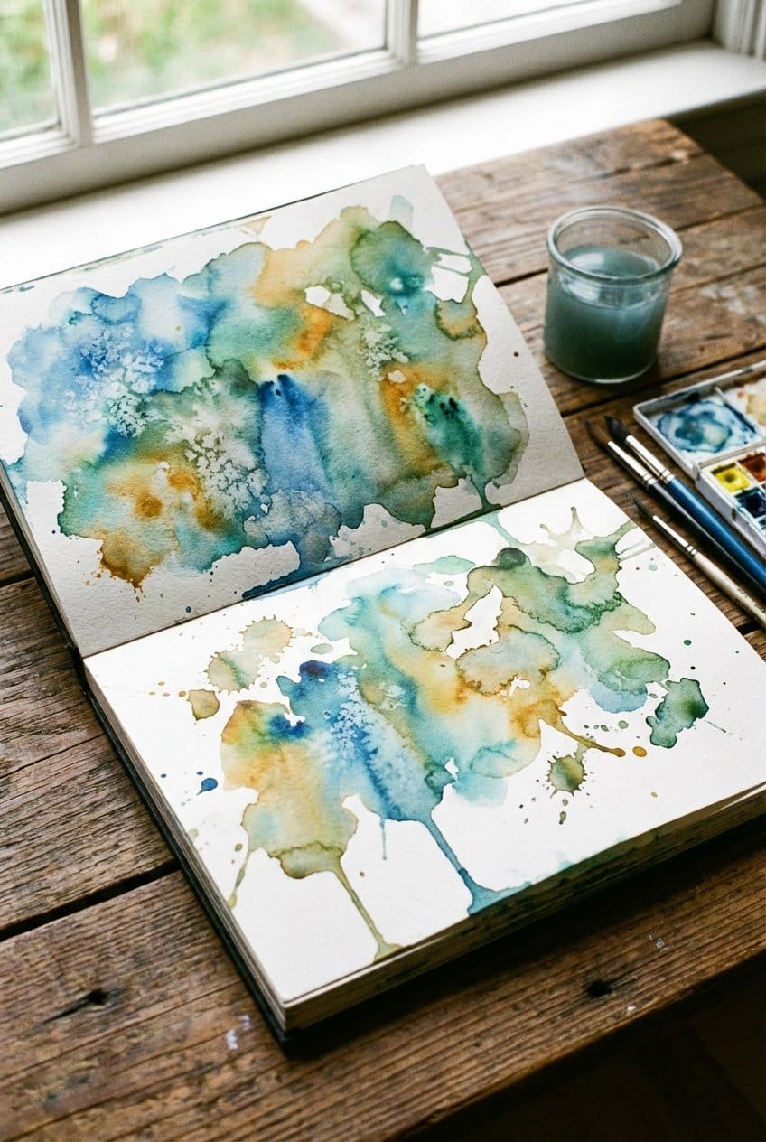 Simple Watercolor Paintings No Drawing Required + FREE Templates ...