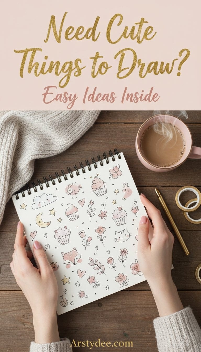 100+ Simple Drawing Ideas for Beginners (+ Free Printable Drawing ...