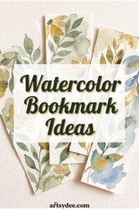 Watercolor Bookmarks: 30+ Beautiful Ideas & Easy Tutorial (+ Free ...