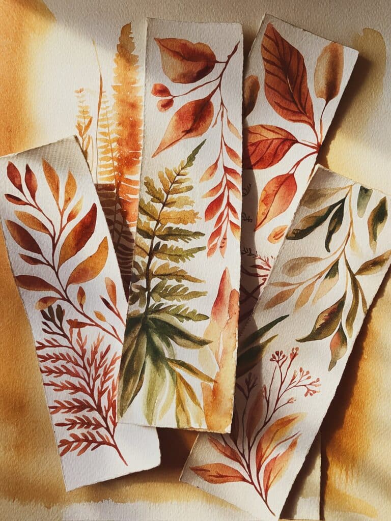 Watercolor Bookmarks: 30+ Beautiful Ideas & Easy Tutorial (+ Free ...