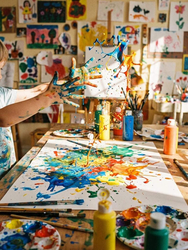 Abstract Art for Kids: 25+ Simple & Colorful Projects That Spark ...