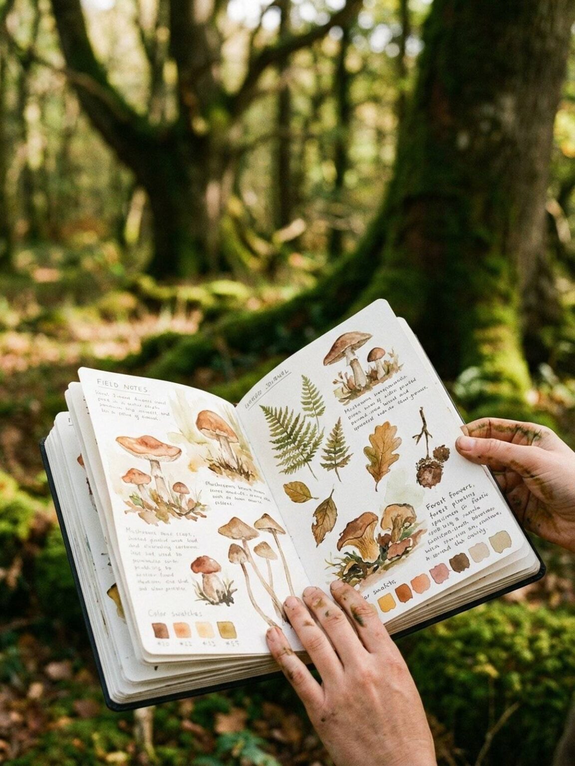 Nature Watercolor Prompts: 35+ Ideas for Gentle, Observational Painting ...