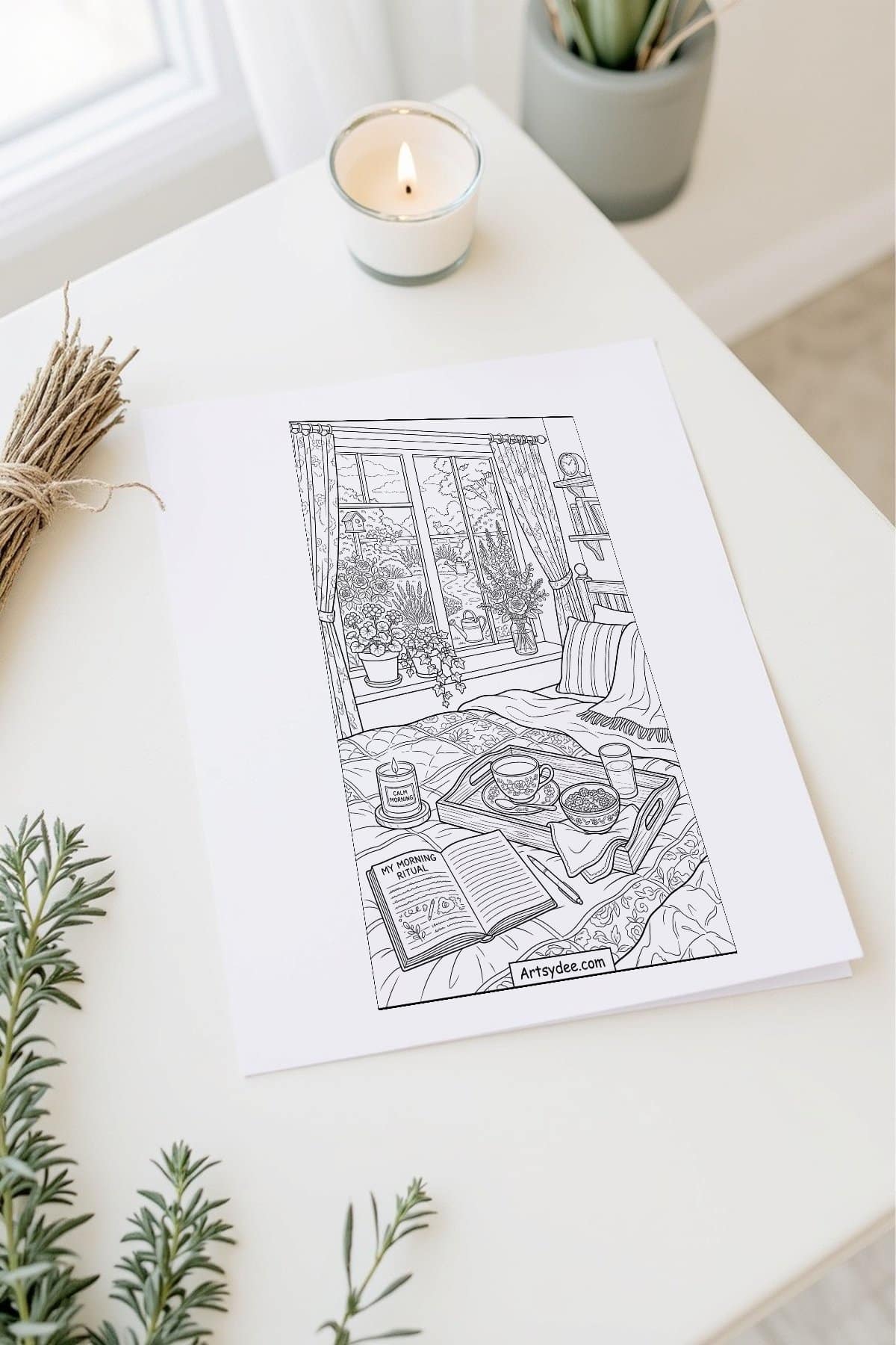 30 Self-Care Coloring Pages for Adults: Free Printable PDF (Relaxing ...